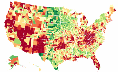 Alcohol and Drug Services (ADS) | Lethal Overdose Map of the United States